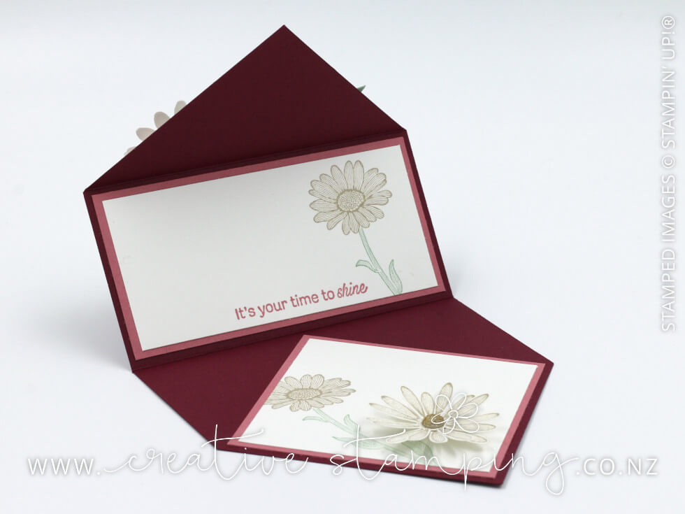 Daisy Lane Diamond Easel Card - Kristine McNickle - Independent Stampin ...