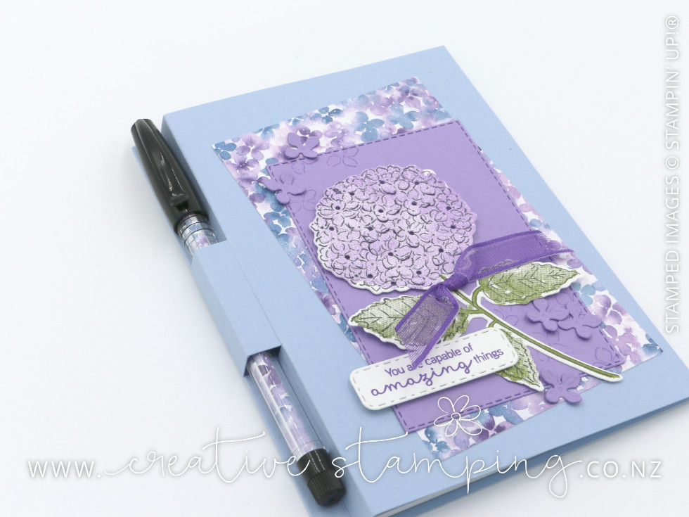Hydrangea Notepad Gift Set - Kristine McNickle - Independent Stampin' Up! Demonstrator