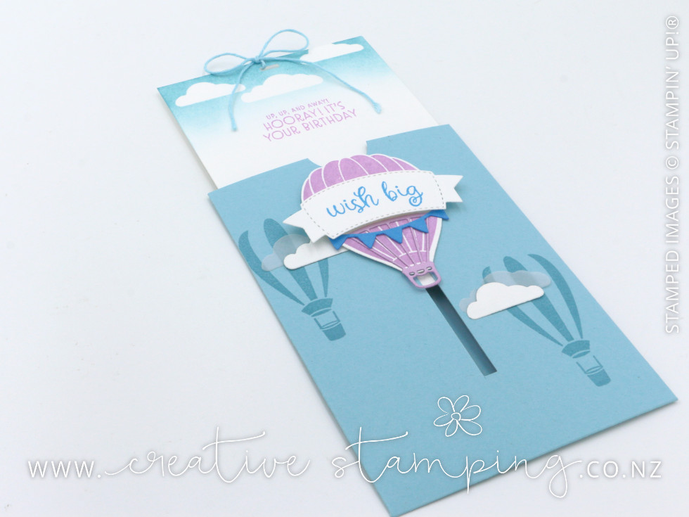 Hot Air Balloon Birthday Slider Card - Kristine McNickle - Independent ...