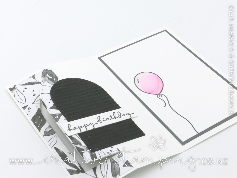 Arched Wishes Front-Flip Birthday Card - Kristine McNickle ...